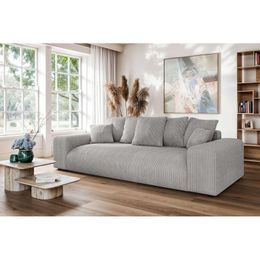 Home Affaire Big-Sofa &raquo;LAKESIDE 3-Sitzer Schlafsofa mit Bettkasten, Breite 256,5 cm&laquo; Liegefl&auml;che 168,5x195 cm, hoher Sitzkomfort, Ma&szlig;e B/T/H: 256/122/