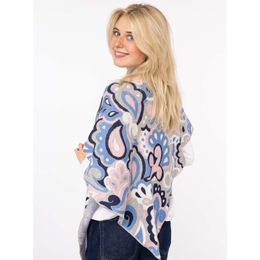Zwillingsherz Damen Dreieckstuch &raquo;"Paisley all over"&laquo; modisches Muster, Strick, w&auml;rmend
