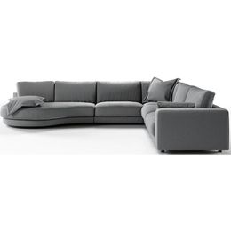 3C Candy Ecksofa &raquo;Enisa II, bequem und komfortabel, Mega Familiensofa, L-Form&laquo; incl. 3 Flatterkissen, wahlweise mit Flecken-Schutz-Bezug Easy care 