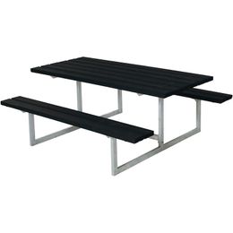 Plus Garten-Essgruppe &raquo;&raquo;Basic&laquo; Kombim&ouml;bel&laquo; 1 Stk. tlg. 177x160x73/45 cm schwarz FSC -zertifizierter Holzwerkstoff, Stahl