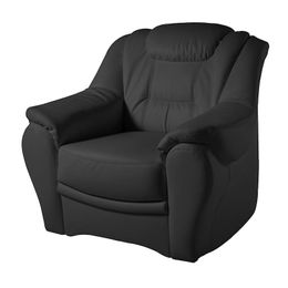 Sit & More sit&more Sessel &raquo;Bellevue&laquo; schwarz Luxus-Microfaser ALTARA NUBUCK (100% Polyester);SOFTLUX-Kunstleder;NaturLEDER (echtes Rindsleder)