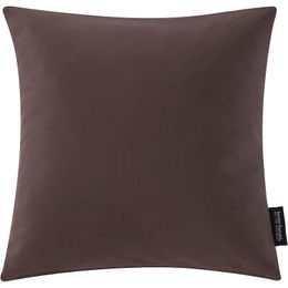 Bruno Banani Dekokissen &raquo;Lagan&laquo; 2-er Set, einfarbig, Kissenh&uuml;llen ohne F&uuml;llung, 40 x 40 cm braun Polyester