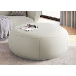Sit & More sit&more Hocker &raquo;Cadabra&laquo; Rundhocker, Durchmesser Sitzfl&auml;che 64 cm oder 104 cm beige Samtoptik (100% Polyester);Soft clean (98% Polyester, 2% Polyamid