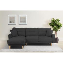 Home Affaire Ecksofa &raquo;TRIPLO optionale Schlafsofa mit Bettkasten, Ma&szlig;e B/T/H: 234/164/89 cm&laquo; L-Form wahlweise mit Bettfunktion - Liegefl&auml;che 132x210 