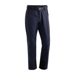 Maier Sports Damen Funktionshose &raquo;Tech Pants M&laquo; Warme Softshellhose, winddicht, elastisch blau 94, Langgr&ouml;&szlig;en
