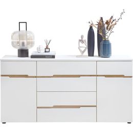 Innostyle Sideboard &raquo;Memphis Sideboard, 165x82x44cm (B/H/T)&laquo; 1 Stk. tlg. 2 t&uuml;rig, 4 Schubkasten, Soft-Close ABS-Kunststoff, Holzwerkstoff, MDF