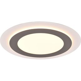 Trio Leuchten LED Deckenleuchte &raquo;MORGAN, runde Deckenlampe &Oslash; 45cm, dimmbar, CCT, Memoryfunktion, Timer&laquo; LED-Board 1 Stk. warmwei&szlig; - kaltwei&szlig; 