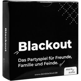 more is more Spiel &raquo;Blackout Schwarze Edition&laquo; Made in Europe bunt Spiel