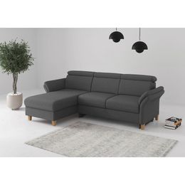 Home Affaire Ecksofa &raquo;Glendale, L-Form&laquo; inkl. Kopfteilverstellung, wahlweise mit Vorziehsitz und Bettkasten 95% Polyester, 5% Polyamid