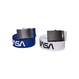 MisterTee Herren MisterTee H&uuml;ftg&uuml;rtel &raquo;MisterTee Unisex NASA Belt 2-Pack extra long&laquo;
