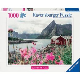 Ravensburger Puzzle &raquo;Scandinavian Places, Reine, Lofoten, Norwegen&laquo; Made in Germany bunt