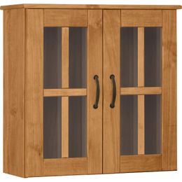 Home Affaire H&auml;ngeschrank &raquo;Rodby&laquo; FSC -zertifiziertes Massivholz, Griffe Metall, Breite 60cm, H&ouml;he 60cm beige Massivholz