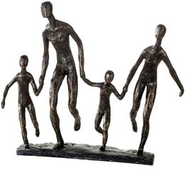 Casablanca by Gilde Dekofigur &raquo;Skulptur Familie&laquo; braun Kunstharz