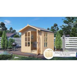 Konifera Gartenhaus &raquo;Melrose&laquo; beige Massivholz