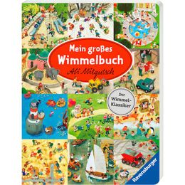 Ravensburger Kinderbuch &raquo;Pappbilderbuch, Mein gro&szlig;es Wimmelbuch&laquo; bunt In Wimmelbildern stecken viele Details, welche die kindliche Phantasie anregen, zum 