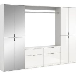 Home Affaire Garderoben-Set &raquo;Trondheim, Breite 243 cm, 5-teilig, bestehend aus:&laquo; Set, 4 Stk. tlg. wei&szlig;