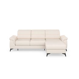 Sit & More sit&more Ecksofa &raquo;Sinatra L-Form&laquo; mit Recamiere, optional mit Kopfteilverstellung und Armteilfunktion beige 100% Polyester