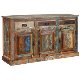 Sit Sideboard &raquo;Riverboat&laquo; aus recyceltem Altholz, Breite 40 cm, Shabby Chic, Vintage bunt Recyceltes Altholz
