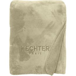 HECHTER PARIS Wohndecke &raquo;0238002&laquo; Teddyfleece, Decke, Kuscheldecke, superweich, bequem, wohlig warm beige Polyester