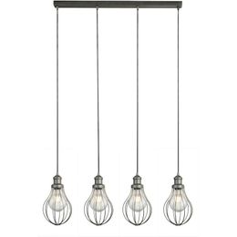 Searchlight H&auml;ngeleuchte &raquo;Balloon 4Lt Bar Pendant - Pewter Metal&laquo; E27 1 Stk.