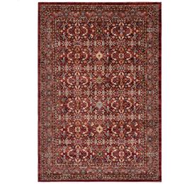 FLAIR RUGS Teppich &raquo;Sandford&laquo; rechteckig 12 mm H&ouml;he Sandford Vintage gemusterter Teppich rot Kunstfaser