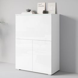 Home Affaire PC-Schrank &raquo;Vera, Sekret&auml;r, Home-Office-Schreibtisch mit LED-Beleuchtung&laquo; 1 Stk. tlg. Multifunktional mit Stauraum, klappbare Tischfl&auml;che