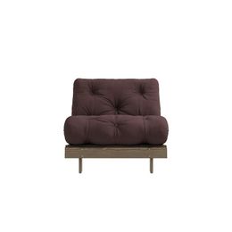Karup Design Daybett &raquo;Daybett Roots Schlafsofa &ndash; G&auml;stebett & Sofa aus FSC -Kiefer&laquo; Inkl. Futonmatratze, in mehreren Gr&ouml;&szlig;en & Farben erh&auml;ltlich braun Bezug: 80% 