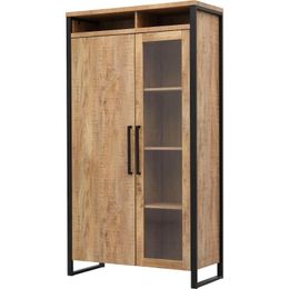 OMG Design Vitrine &raquo;Carriba Wohnzimmerschrank&laquo; H&ouml;he 190 cm, mit Soft-Close Holzwerkstoff