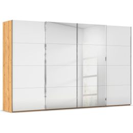 Rauch Schwebet&uuml;renschrank &raquo;Kleiderschrank Schrank Garderobe Schlafzimmerschrank SCALE-FYRA&laquo; edle viergeteilte T&uuml;ren Spiegel/Glas-Mix viele Farben MADE