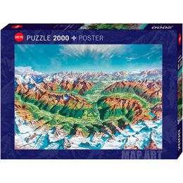 Heye Puzzle &raquo;Alpine Mountain World&laquo; Made in Germany bunt Pappe
