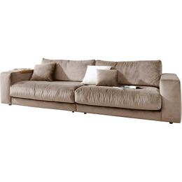 3C Candy Big-Sofa &raquo;Enisa II&laquo; incl. 1 Flatterkissen, Wahlweise mit Flecken-Schutz-Bezug Easy care beige 100% Polyester