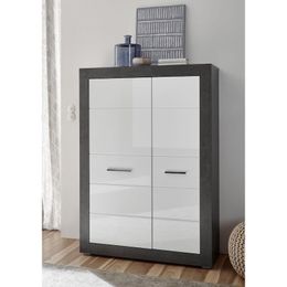 Home Affaire Mehrzweckschrank &raquo;Etero&laquo; H&ouml;he 142 cm grau