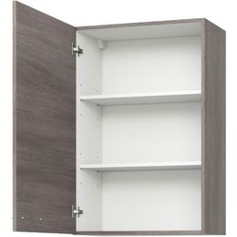 KOCHSTATION H&auml;ngeschrank &raquo;KS-Trea O60-90&laquo; inklusive zwei Einlegeb&ouml;den, Breite 60 cm, H&ouml;he 90 cm grau