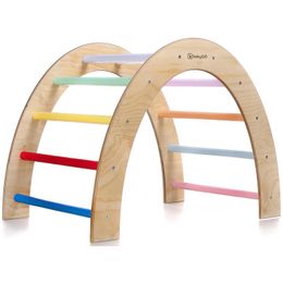 BABYGO Kletterger&uuml;st &raquo;Woodland Kletterbogen, Arch, bunt&laquo; Made in Europe, FSC - sch&uuml;tzt Wald bunt Holz