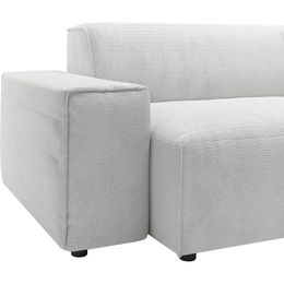 Home Affaire Ecksofa &raquo;Glimminge L-Form auch in Breitcord, Feincord + Easy care-Bezug,&laquo; Breite 264, Zierkissen silber 95% Polyester, 5% Nylon