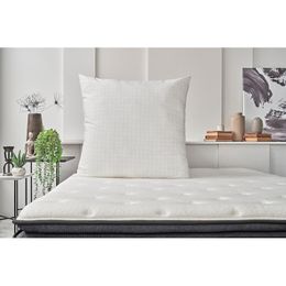 Yatas Bedding Kopfkissen &raquo;Anti-Stress Kopfkissen, 40x80 cm&laquo; 1 Stk. tlg. maximaler Komfort bei minimalem Gewicht wei&szlig; Kopfkissen Bezug: 59% Baumwolle, 41% Polyester.