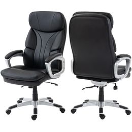 Duo Collection Chefsessel &raquo;Theodor XXL&laquo; () belastbar bis 150 KG schwarz 70% Polyurethane, 25% Polyester, 5% sonstige Fasern