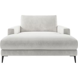 Home Affaire Chaiselongue &raquo;Downtown Loungem&ouml;bel zum Relaxen, B/T/H: 132/170/84 cm&laquo; auch in Boucl&eacute;, Cord und Easy care - leicht mir Wasser zu reinigen 