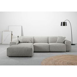 Home Affaire Ecksofa &raquo;Glimminge auch in Breitcord, Feincord, Boucl&eacute; + Easy care-Bezug&laquo; L-Form, Breite 294, Zierkissen silber 96% Polyester, 4% 