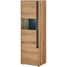 Home Affaire Vitrine &raquo;City/Giron, moderner Hochschrank, Glasvitrine&laquo; zeitlos, modern, ausreichend Stauraum, vielseitig einsetzbar beige FSC -