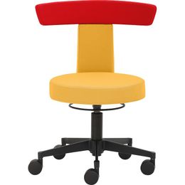 mayer Sitzm&ouml;bel Drehhocker &raquo;1262&laquo; 1 Stk. tlg. Funktionsdrehhocker 1262 orange 100% post-consumer recyceltes Polyester