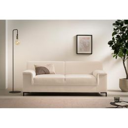 Home Affaire 2,5-Sitzer &raquo;Jamie 2 auch in Cord B/T/H: 192/81/76 cm&laquo; zeitlos, modern, mit komfortablem Federkern beige 100% Polyester