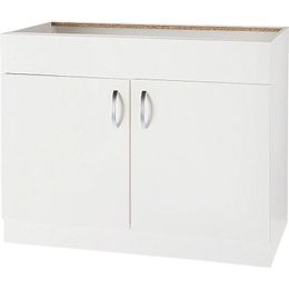 Wiho-K&uuml;chen wiho K&uuml;chen Sp&uuml;lenschrank &raquo;Flexi&laquo; Breite 100 cm wei&szlig;