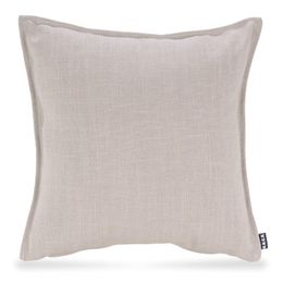 HOCK Dekokissen &raquo;Manhattan&laquo; 45x45 cm, Kissenh&uuml;lle mit F&uuml;llung, 1 St&uuml;ck beige Polyester