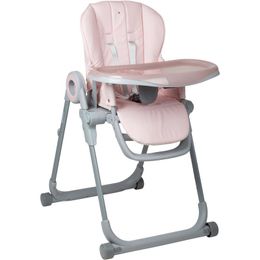 BABYGO Hochstuhl &raquo;Divan, pink&laquo; () platzsparend zusammenklappbar pink Aluminium, Kunststoff