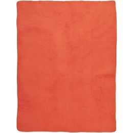 done. Wohndecke &raquo;Cody&laquo; kuschelige Wohndecke aus feinem Waffel Pique&eacute;, Kuscheldecke rosa Baumwolle, Polyacryl