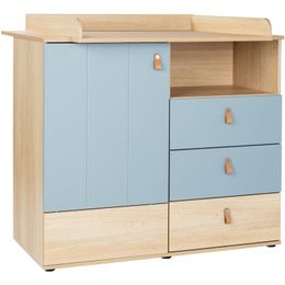 Arthur Berndt Wickelkommode &raquo;Wickelkommode &raquo;Roofy&laquo; mit abnehmbarem Wickelaufsatz&laquo; bis 15 kg 101 cm Holzwerkstoff, Kunststoff, MDF