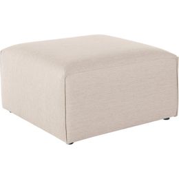 OTTO home Polsterhocker &raquo;N&ouml;re&laquo; Modul - zum Zusammenstellen; in vielen Bezugsqualit&auml;ten und Farben beige Samtoptik (100% Polyester);Struktur (100% 