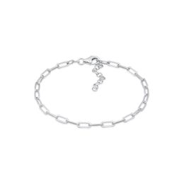 NENALINA Damen Armband &raquo;Gliederarmband Charmtr&auml;ger Basic 925 Silber&laquo; silber