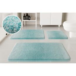 OTTO home Badematte &raquo;Utta&laquo; H&ouml;he 25 mm rutschhemmend beschichtet schnell trocknend Badteppich, getuftet, mit modernem Farbverlauf, flauschig, hochflor 